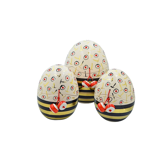 Polka Dot Bee Egg :: mimi